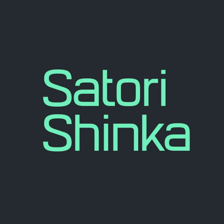 Satori Shinka Regular Font - Logo Design Process